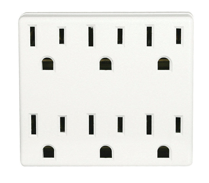 Leviton Polarized 6 outlets Outlet Adapter 1 pk | Stine Home + Yard ...
