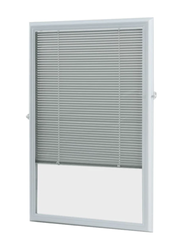 Cordless Insert Door Mini Blind 22"x36" Add on blind 0.59" Slat Width ...