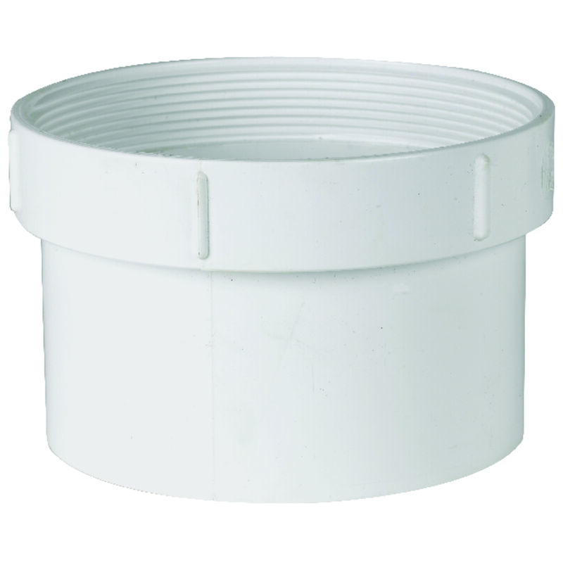 PT Schedule 35 6 In Spigot Each T X 6 In D FPT PVC Cleanout Adapter pt-schedule-35-6-in-spigot-each-t-x-6-in-d-fpt-pvc-cleanout-adapter