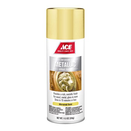 Ace Metallic Mirrored Gold Spray Paint 11.5 oz | Stine Home + Yard ...