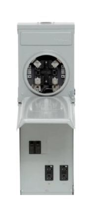 100 amp Temporary Utility Pole overhead service w/GFCI 4 x 6 x 20 ...