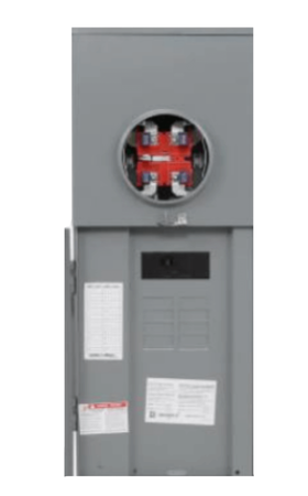 200 amp Permanent Utility Pole 5' Bury 6 x 20 Overhead Service | Stine ...