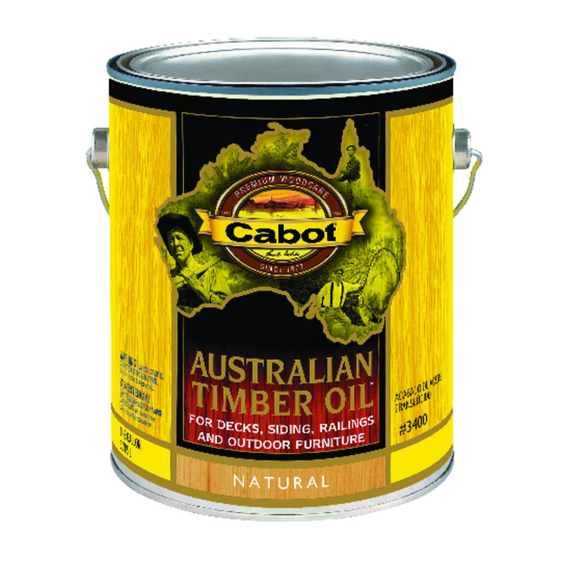 Cabot Australian Timber Oil Transparent Natural Oil-Based Australian ...