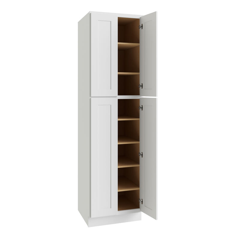 Luxor White Utility Cabinet 24" x 24" x 84" RTA | Stine Home + Yard ...