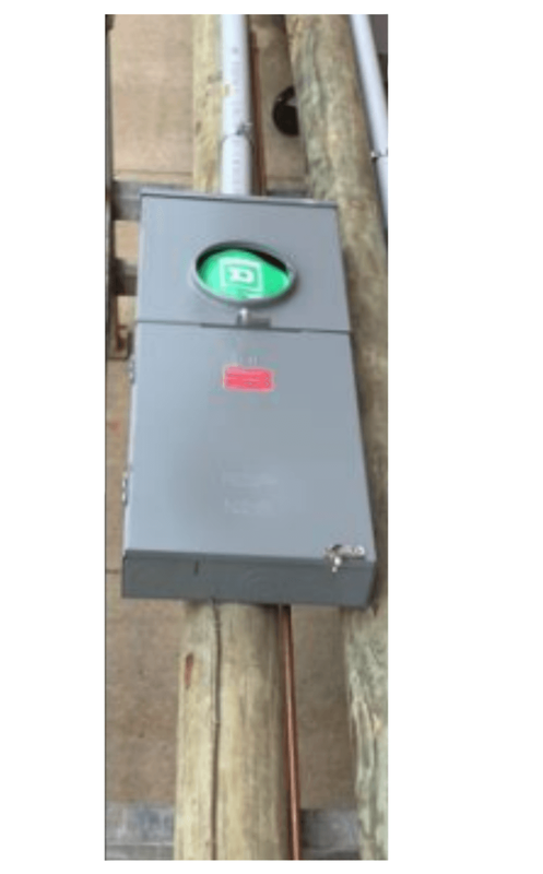 200 amp Permanent Utility Pole 5' Bury 6 x 20 Overhead Service | Stine ...