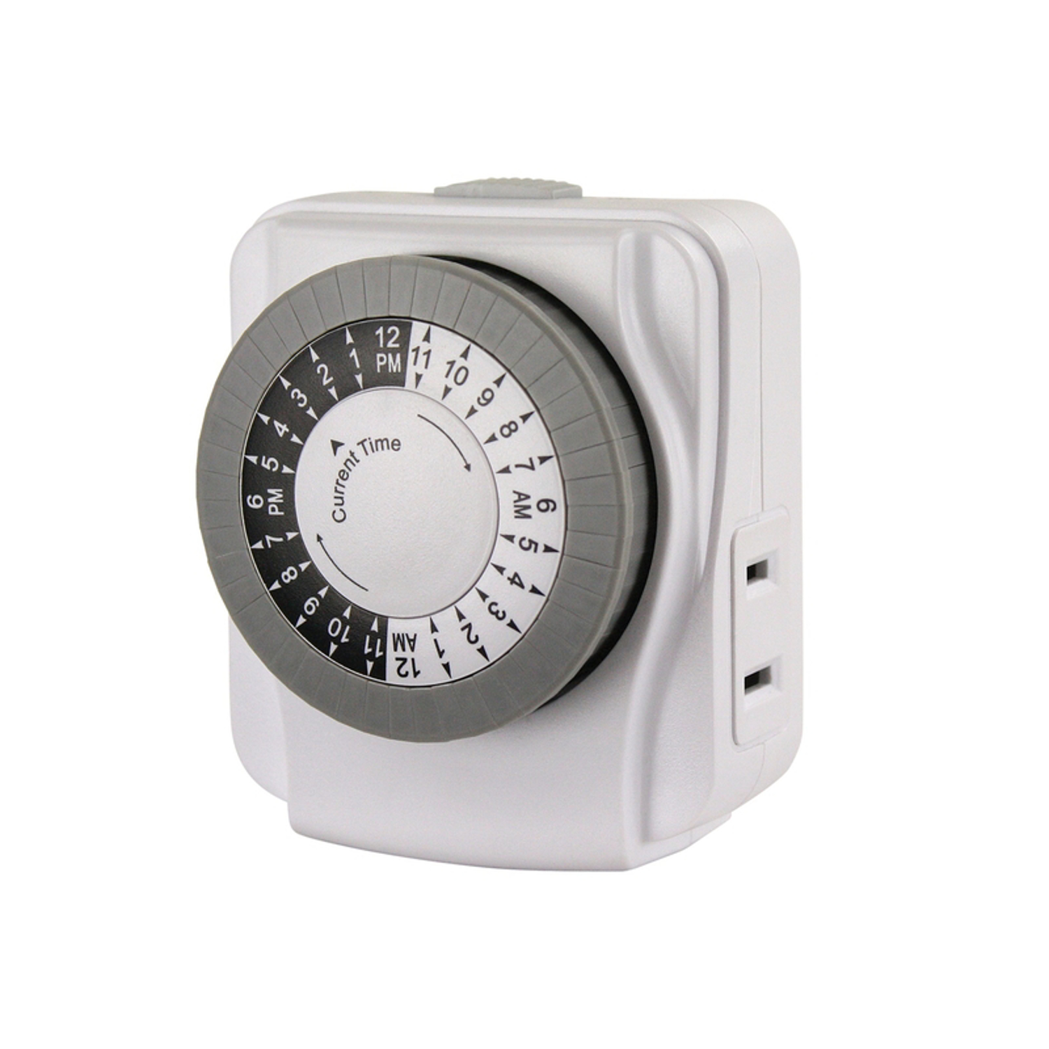 Prime Indoor Mechanical Timer 125 V White | Stine Home + Yard : The ...