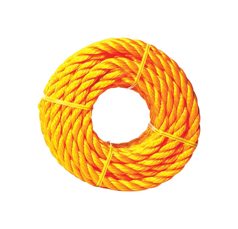 Ace 1/2 in. D X 50 ft. L Yellow Twisted Poly Rope | Stine Home + Yard ...