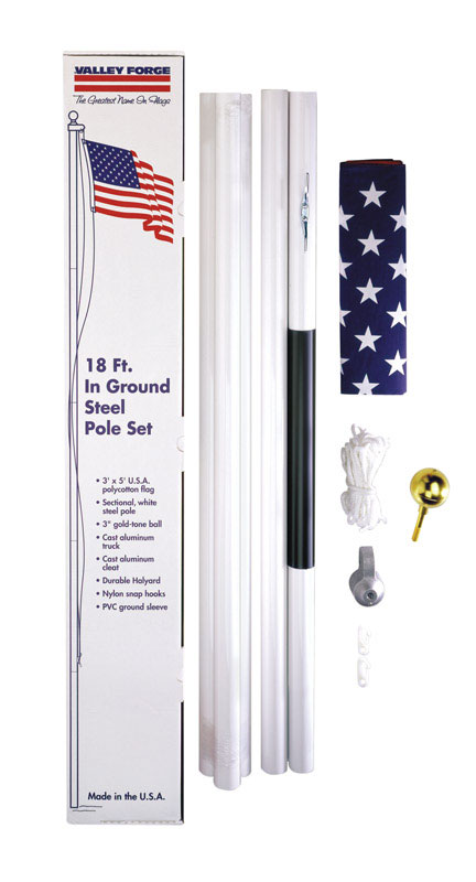 Valley Forge American Flag Kit 36 in. H X 60 in. W | Stine Home + Yard ...