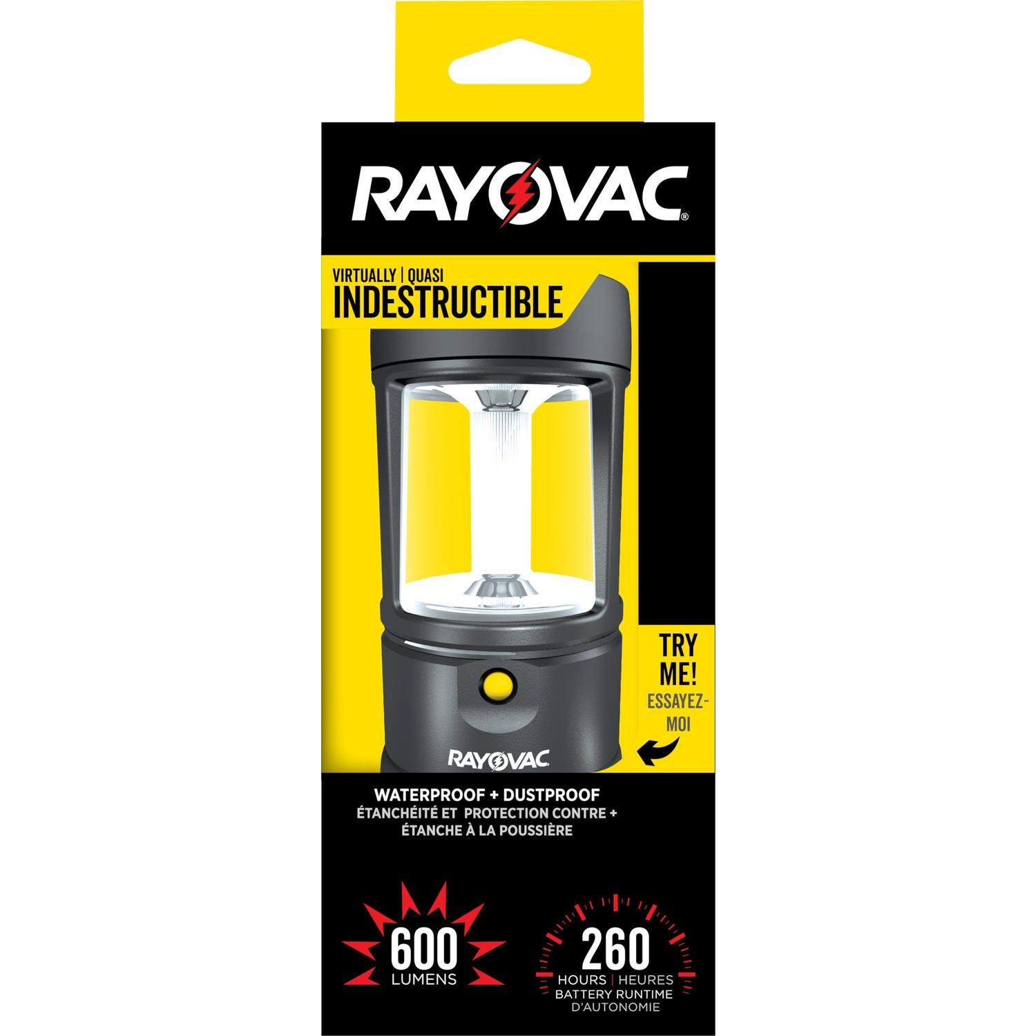 Rayovac Workhorse 600 lm Black LED Lantern | Stine Home + Yard : The ...