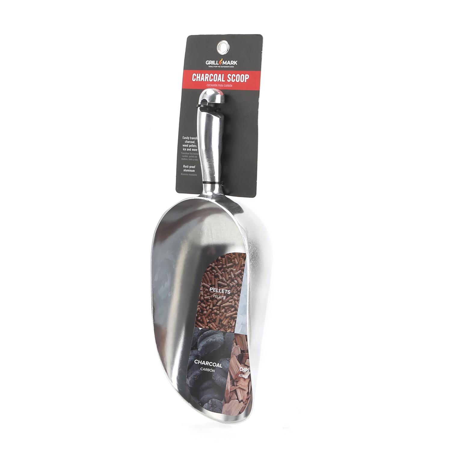 Grill Mark Aluminum Silver Charcoal/Pellet Scoop 1 pk | Stine Home ...