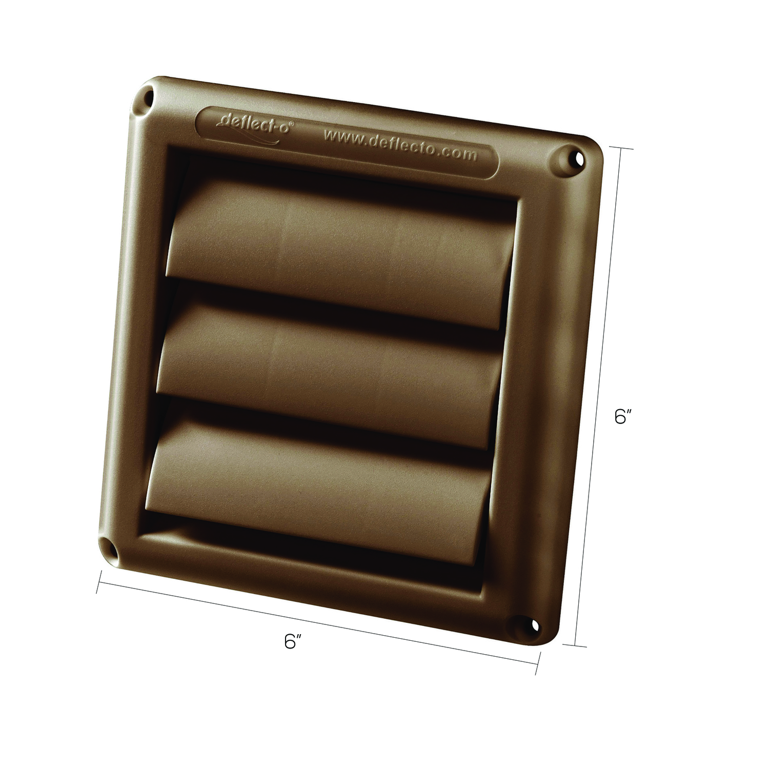 Ace 4 in. W X 4 in. L Brown Plastic Replacement Vent Hood | Stine Home ...