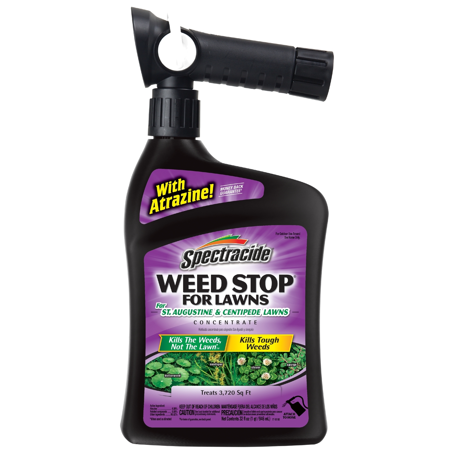 Spectracide Weed Stop Weed Killer RTS Hose-End Concentrate 32 oz ...