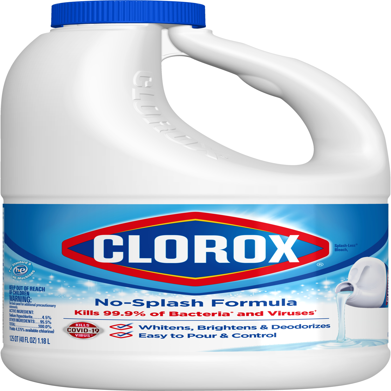 Clorox Splash-Less Clean Linen Scent Bleach 77 oz | Stine Home + Yard ...
