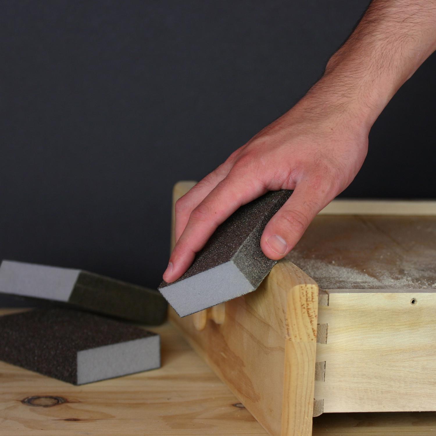 Ace 4 in. L X 3 in. W X 1 in. Assorted Grit Assorted Small Area Sanding ...