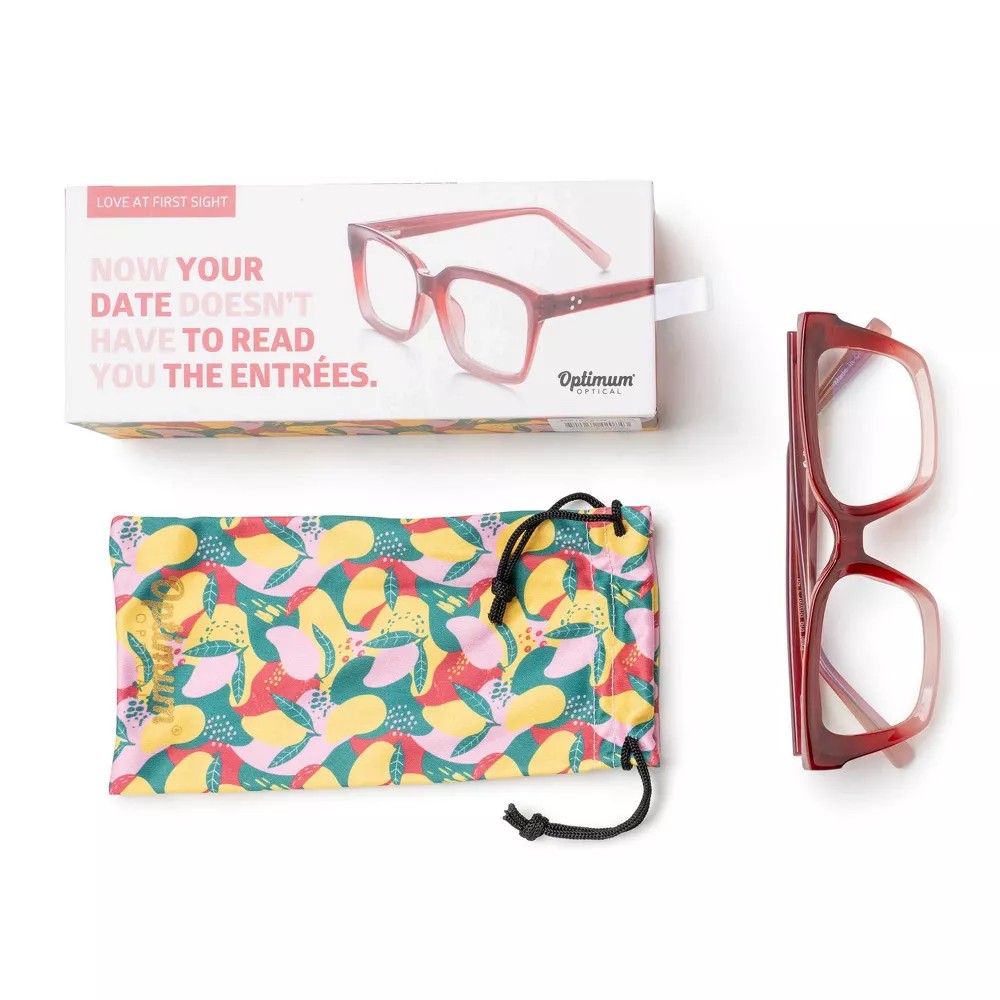 Optimum Optical Signature Blue Light Filtering Magnifying Readers ...