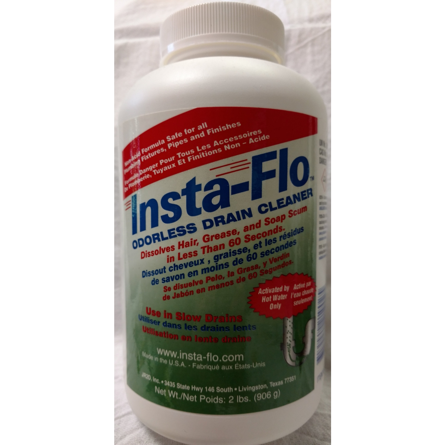 Insta-Flo Crystals Drain Cleaner 2 lb | Stine Home + Yard : The Family ...