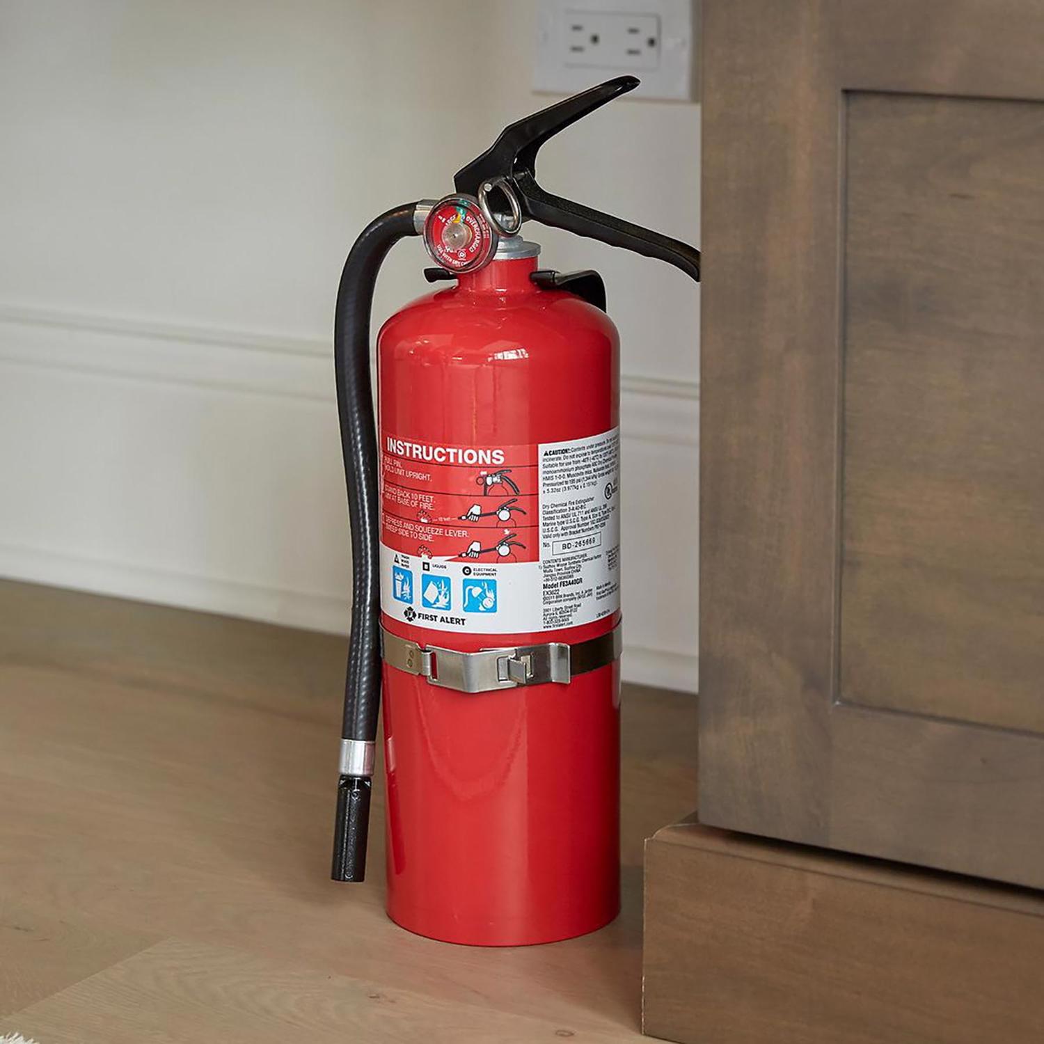 First Alert Pro Series 5 lb Fire Extinguisher For Household OSHA/US ...