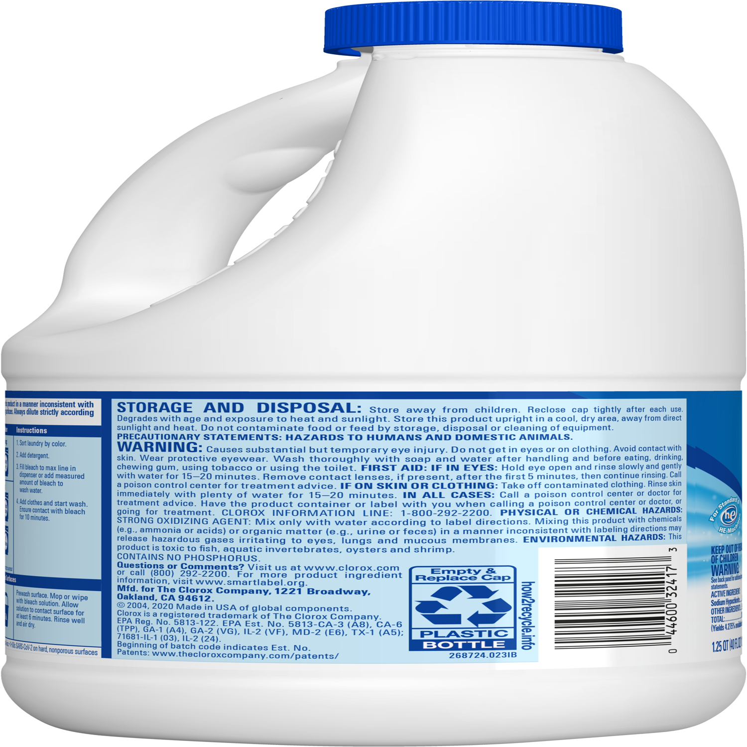 Clorox Splash-Less Clean Linen Scent Bleach 77 oz | Stine Home + Yard ...