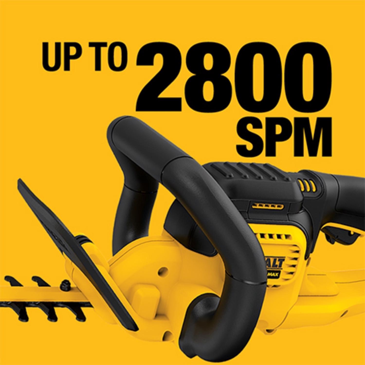 DEWALT 20V MAX DCHT820B 22 in. 20 V Battery Hedge Trimmer Tool Only ...