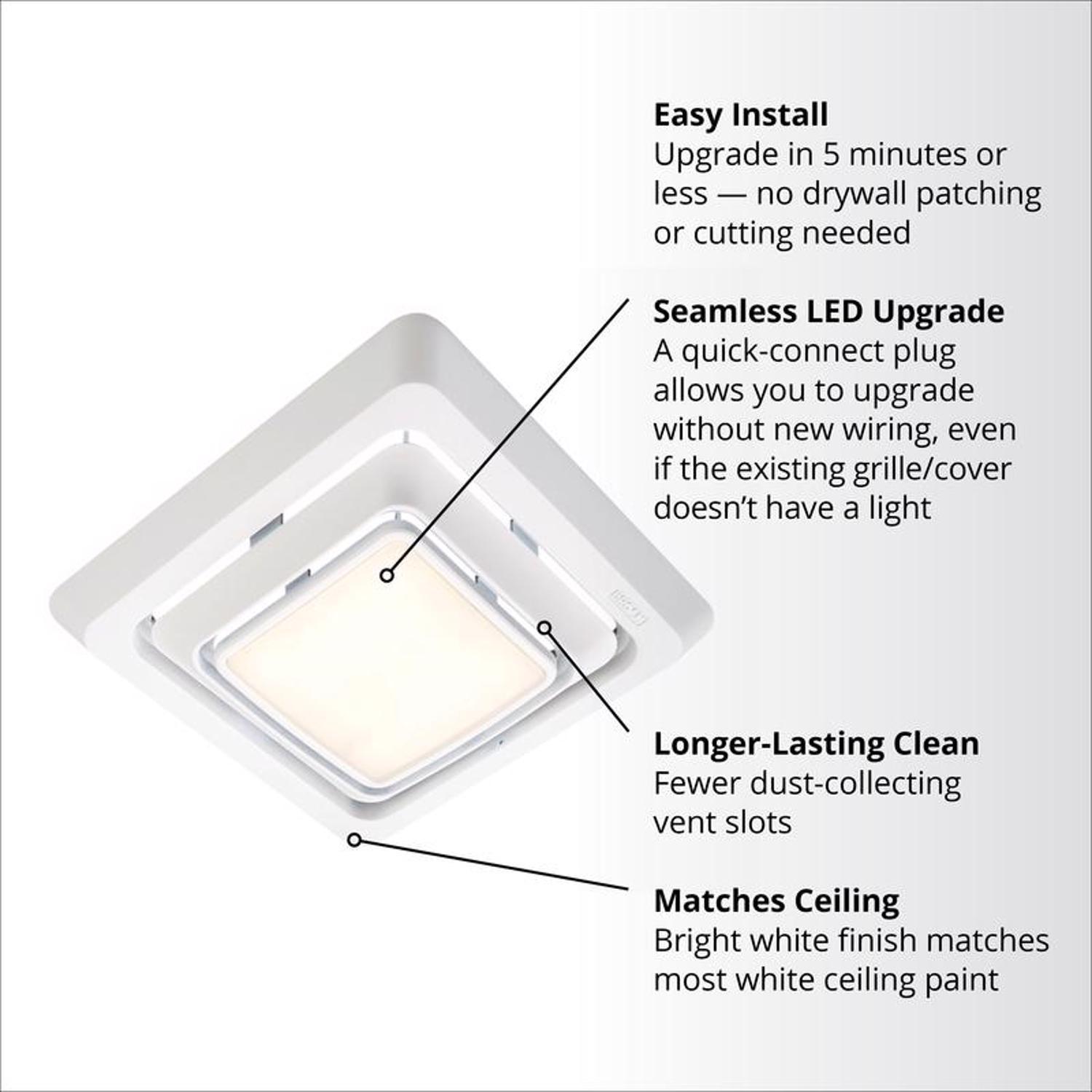 Broan-NuTone Bathroom Exhaust Fan Grille/Cover | Stine Home + Yard ...
