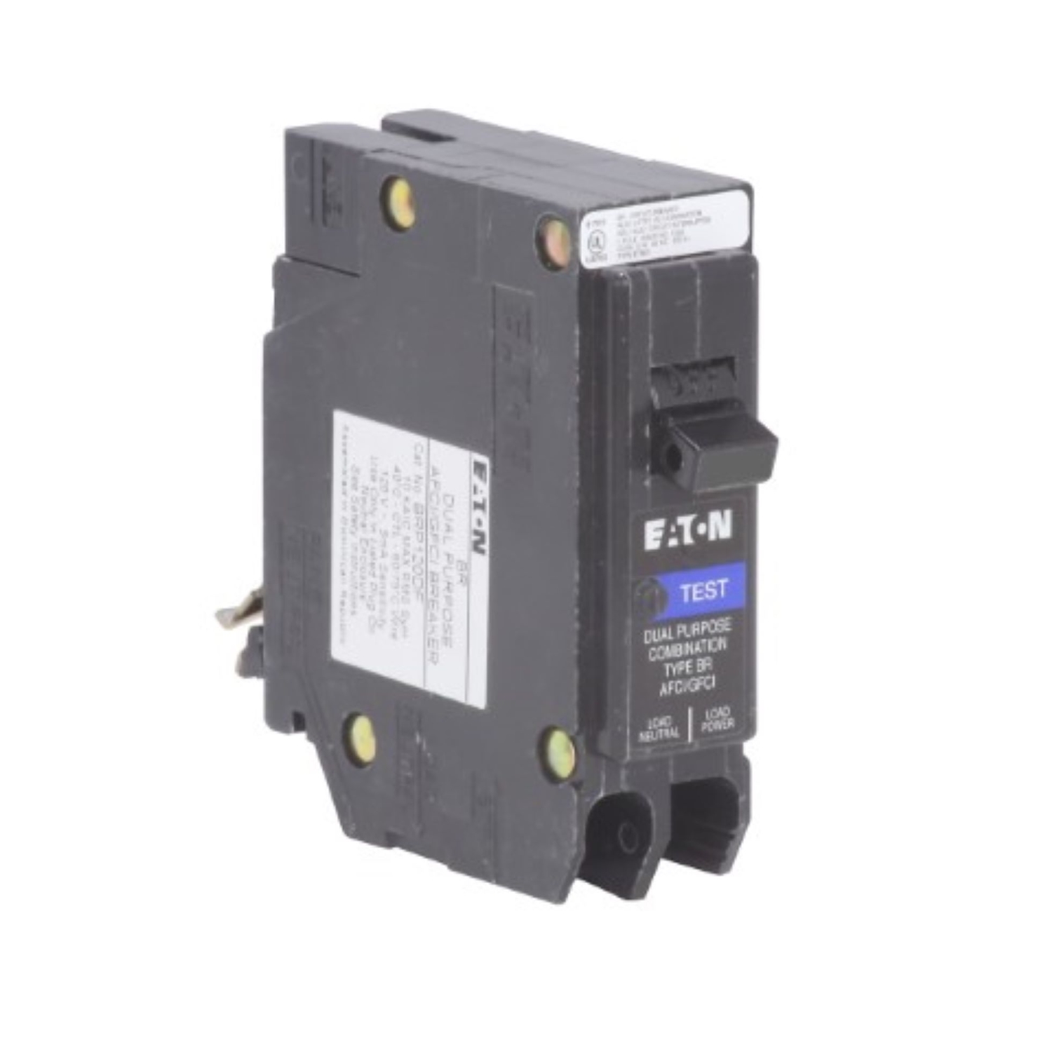 Eaton 20 amps Arc Fault/Ground Fault Single Pole Circuit Breaker ...