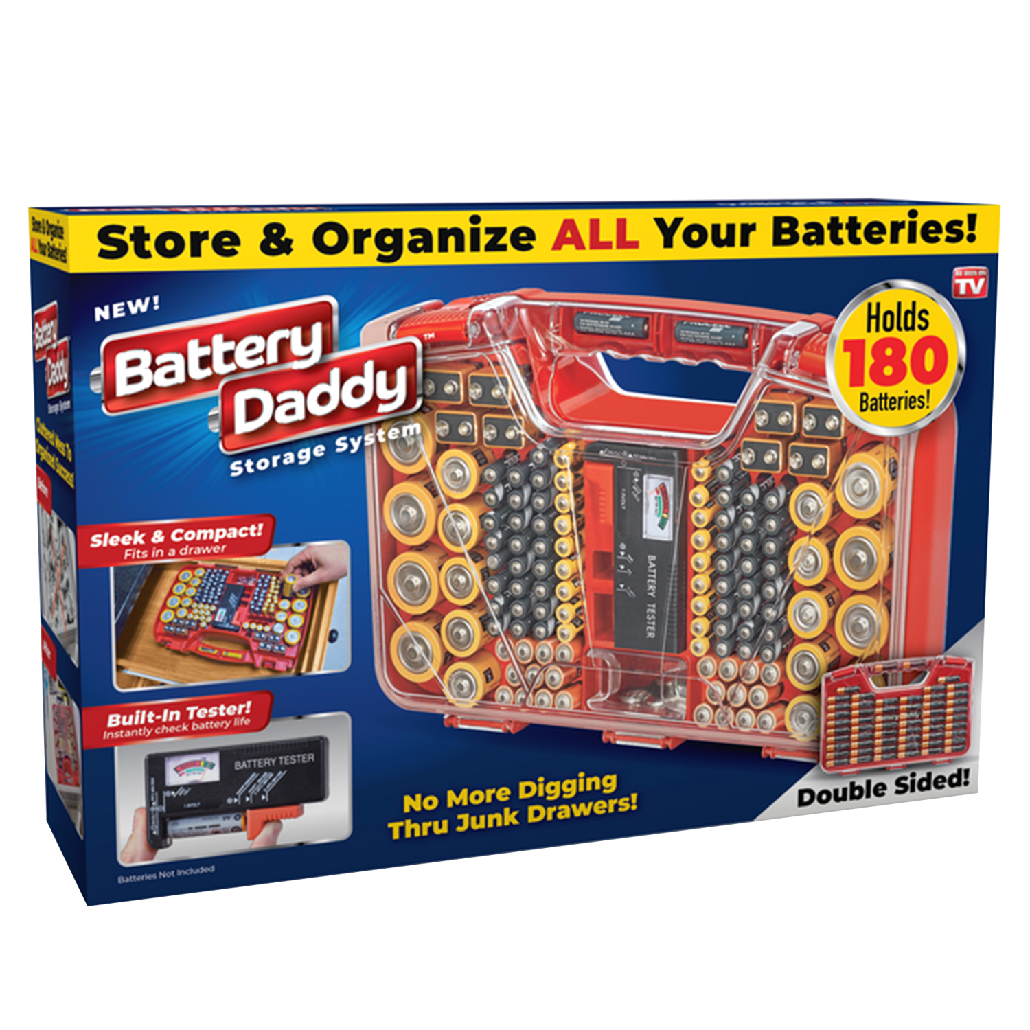Battery Daddy Battery Storage and Organization Plastic 1 pc | Stine ...