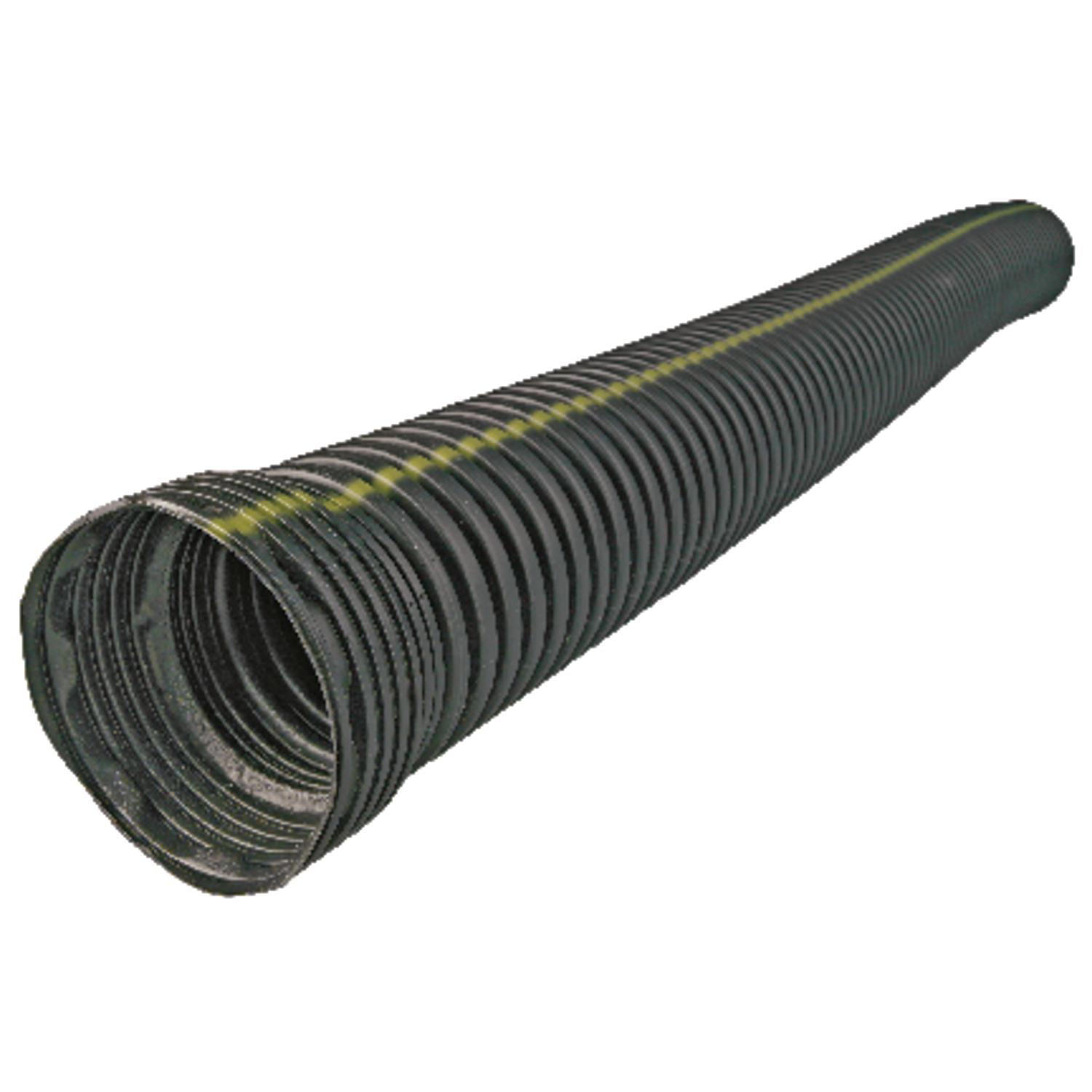 Advanced Drainage Systems 4 in. D X 10 ft. L Polyethylene Corrugated ...