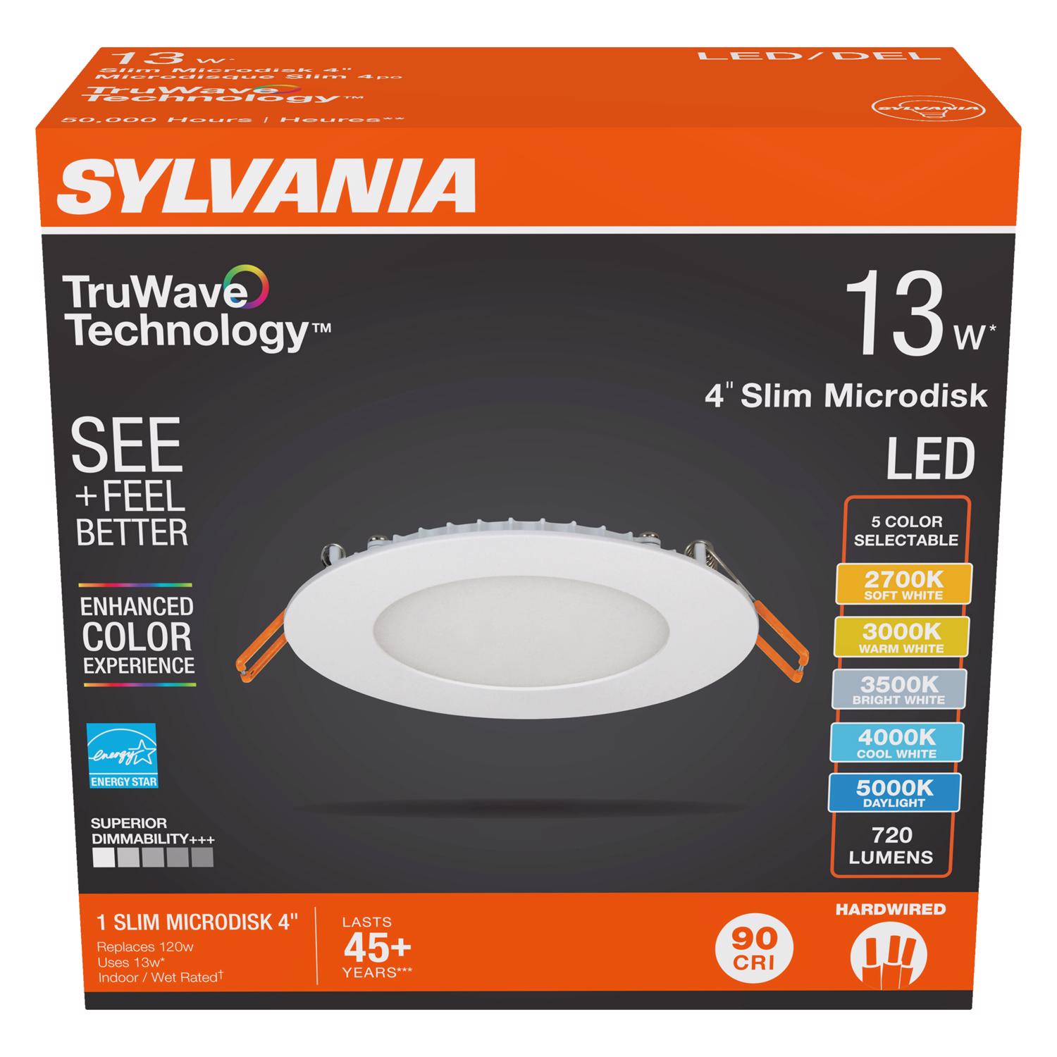 Sylvania TruWave White LED Canless Recessed Downlight 13 W | Stine Home + Yard : The Family You ...