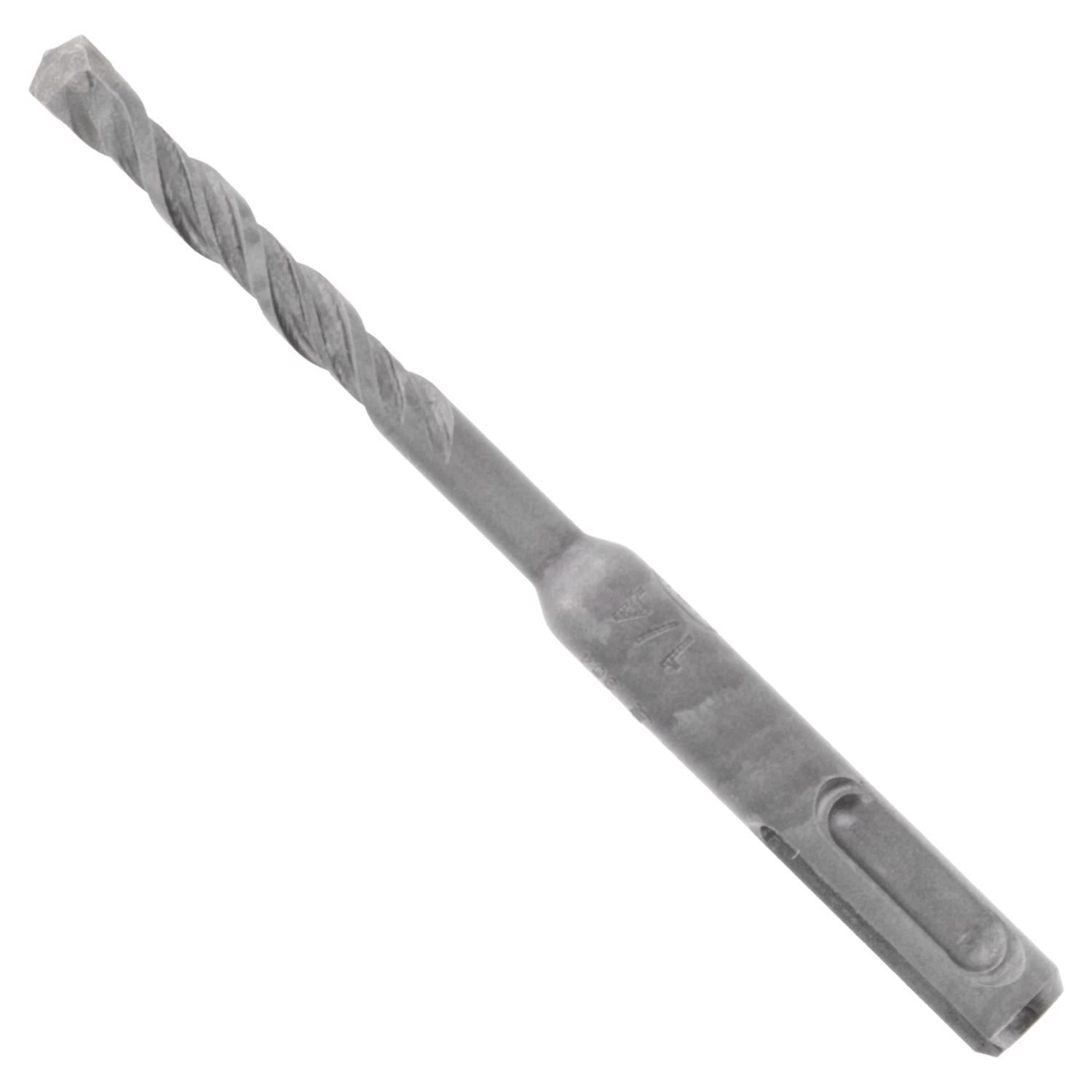 Diablo 3/16 in. X 6 in. L Carbide Tipped 2-Cutter Hammer Drill Bit SDS ...