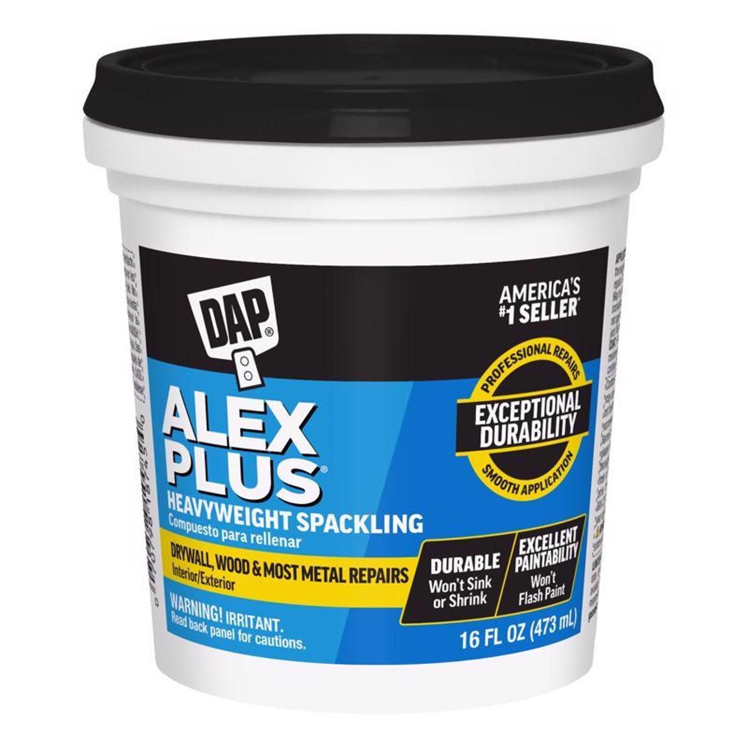 DAP Alex Plus Ready to Use White Spackling Compound 1 pt | Stine Home ...
