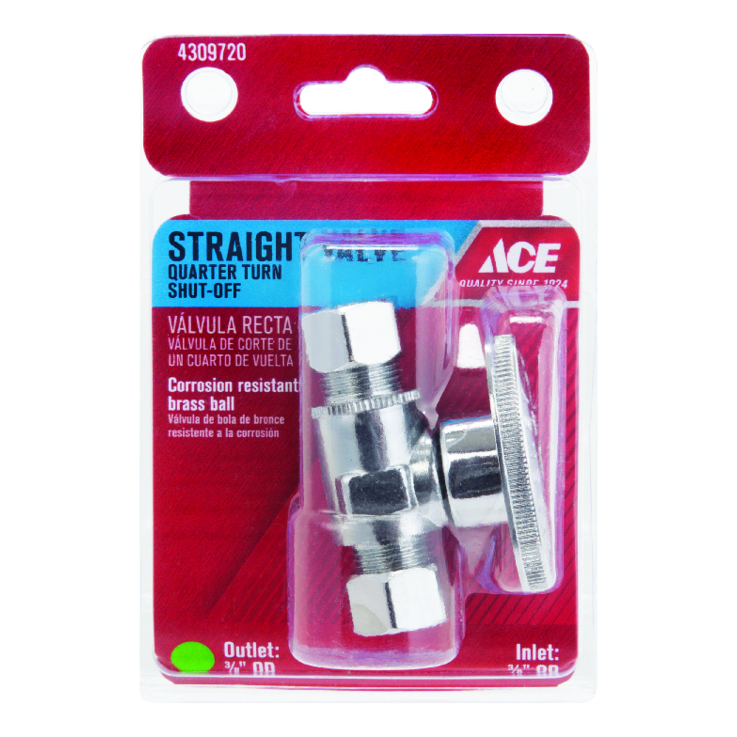 Ace Compression Compression Brass Straight Stop Valve | Stine Home ...