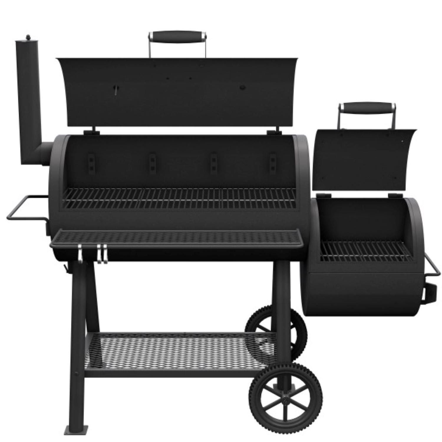 Oklahoma Joe's Charcoal Offset Smoker Black | Stine Home + Yard : The ...