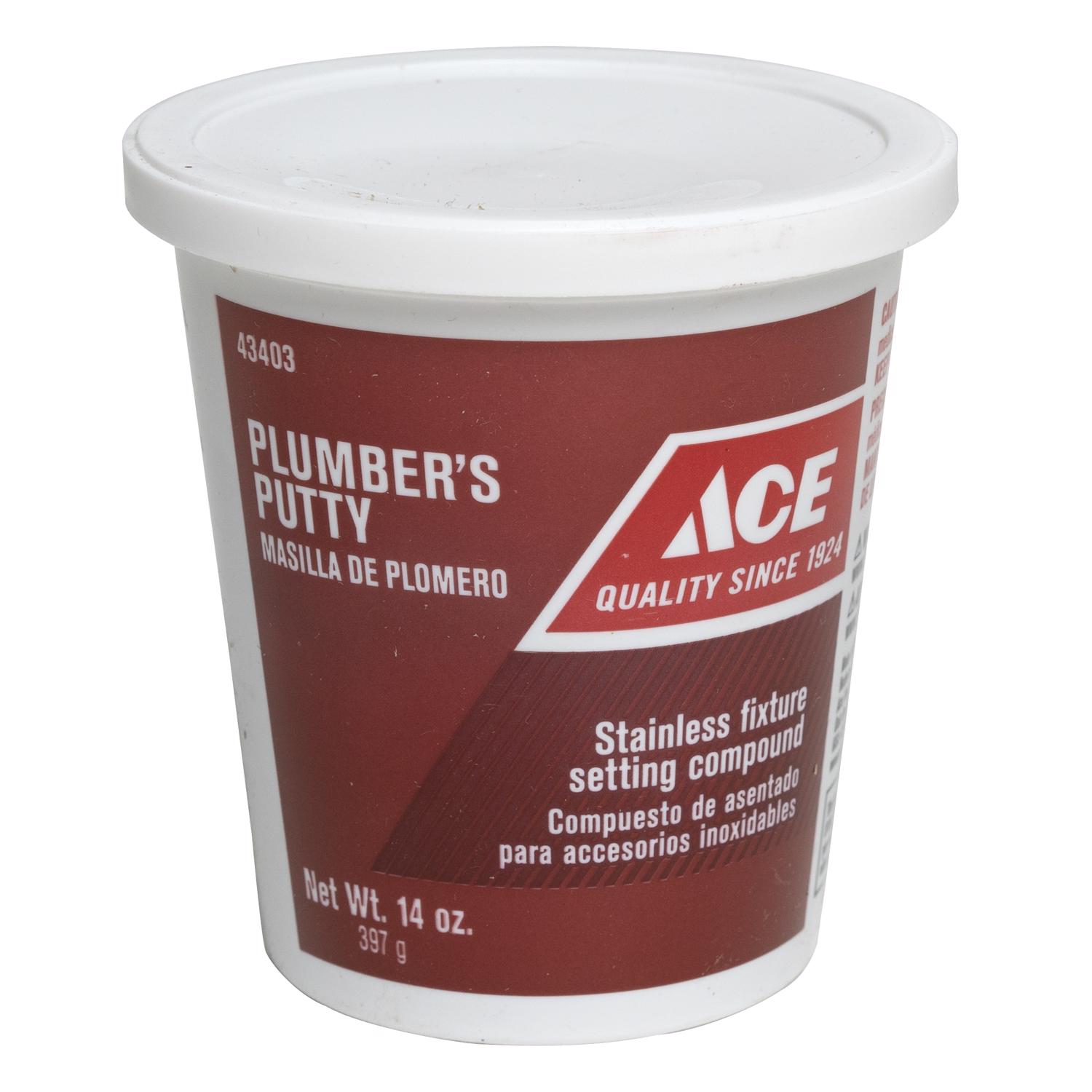 Ace Gray Plumbers Putty 14 oz | Stine Home + Yard : The Family You Can ...