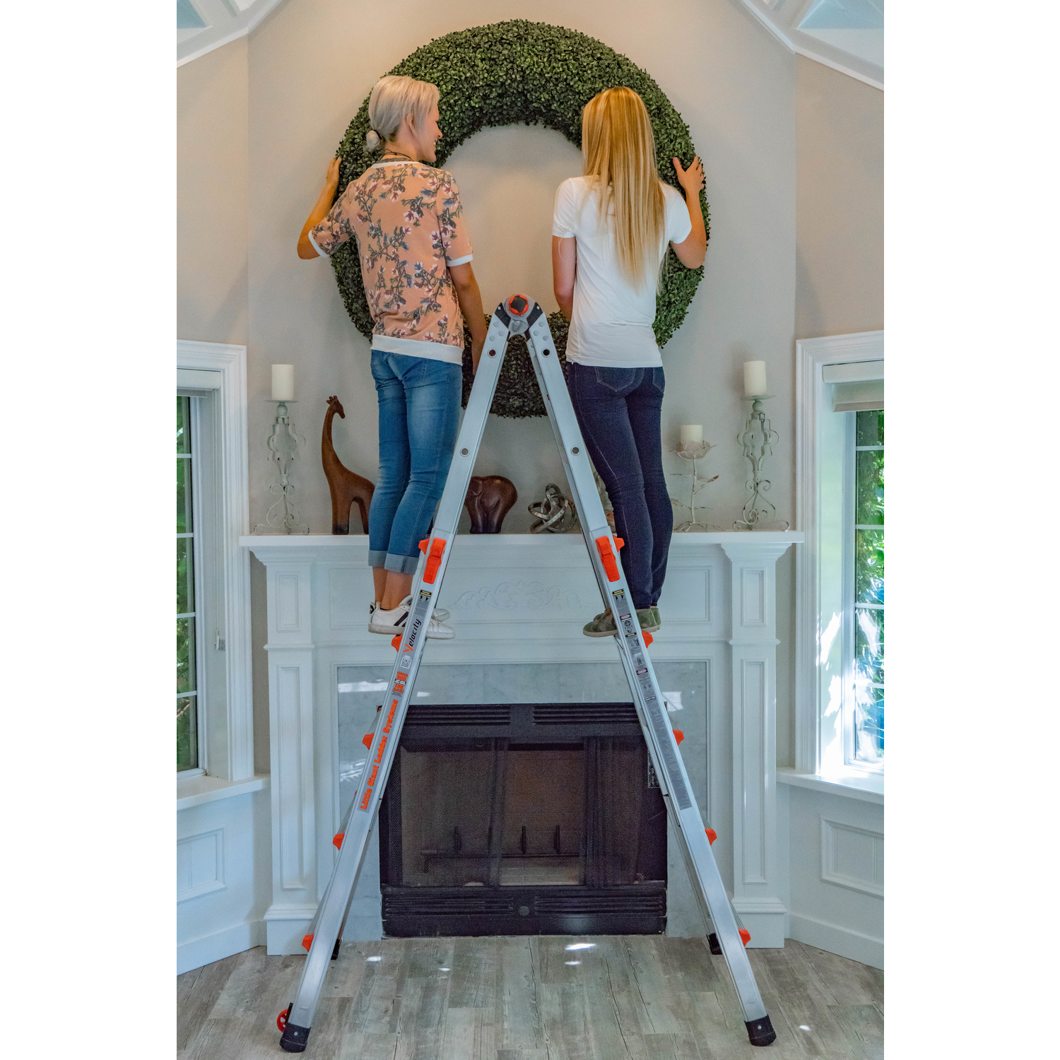 Little Giant Velocity 22 ft. H Aluminum Telescoping Multi-Position ...