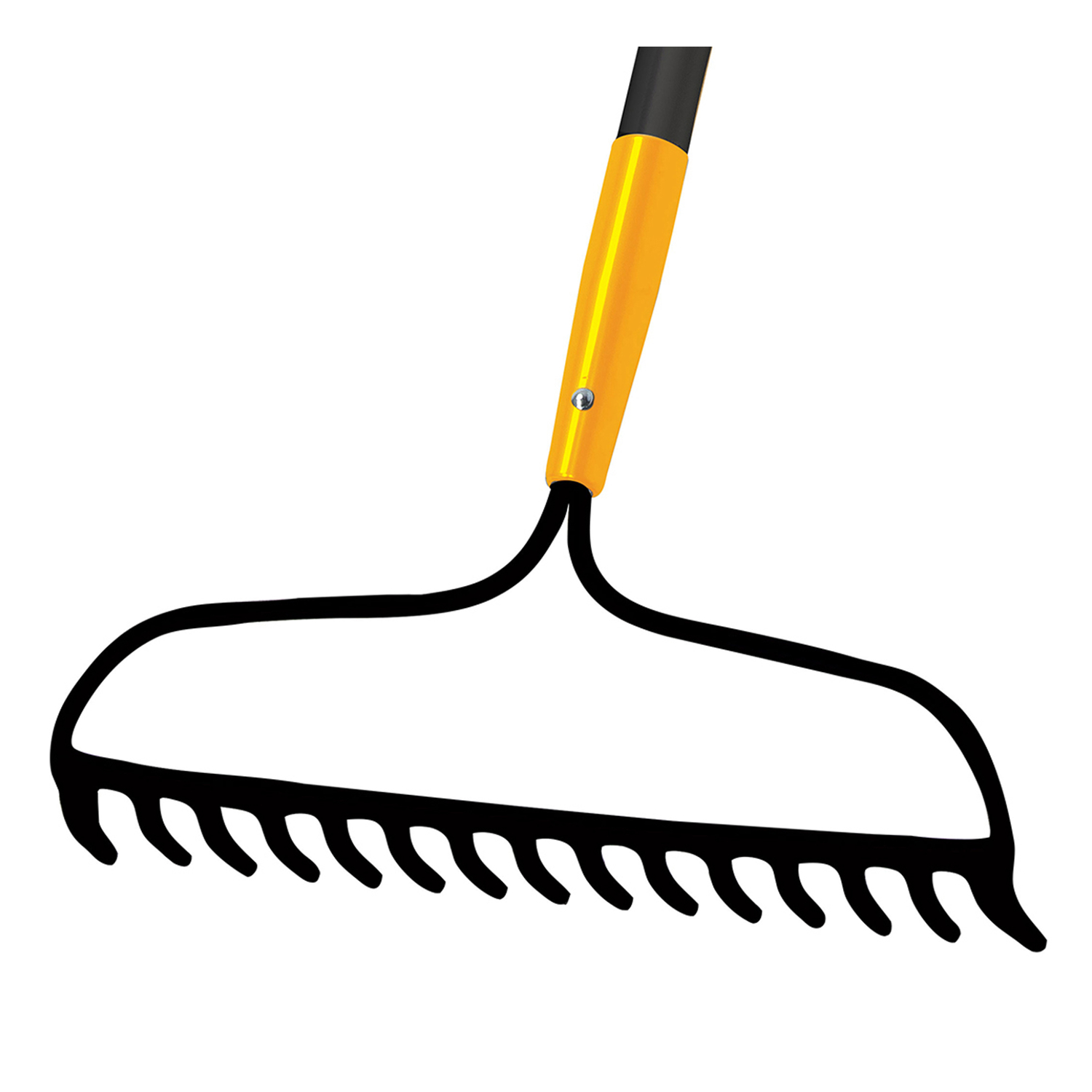 John Deere 66 in. 15 Tine Steel Bow Rake Fiberglass Handle | Stine Home ...