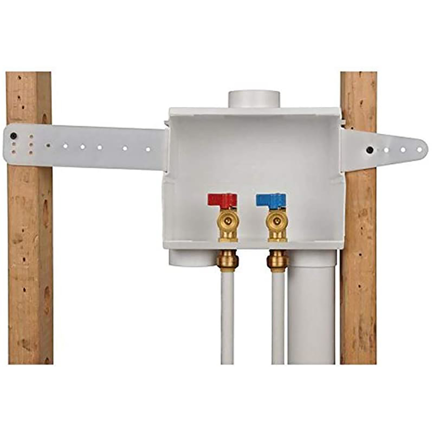 SharkBite 1/2 in. Push Fit X 3/4 in. D GHT Brass Washing Machine Outlet ...