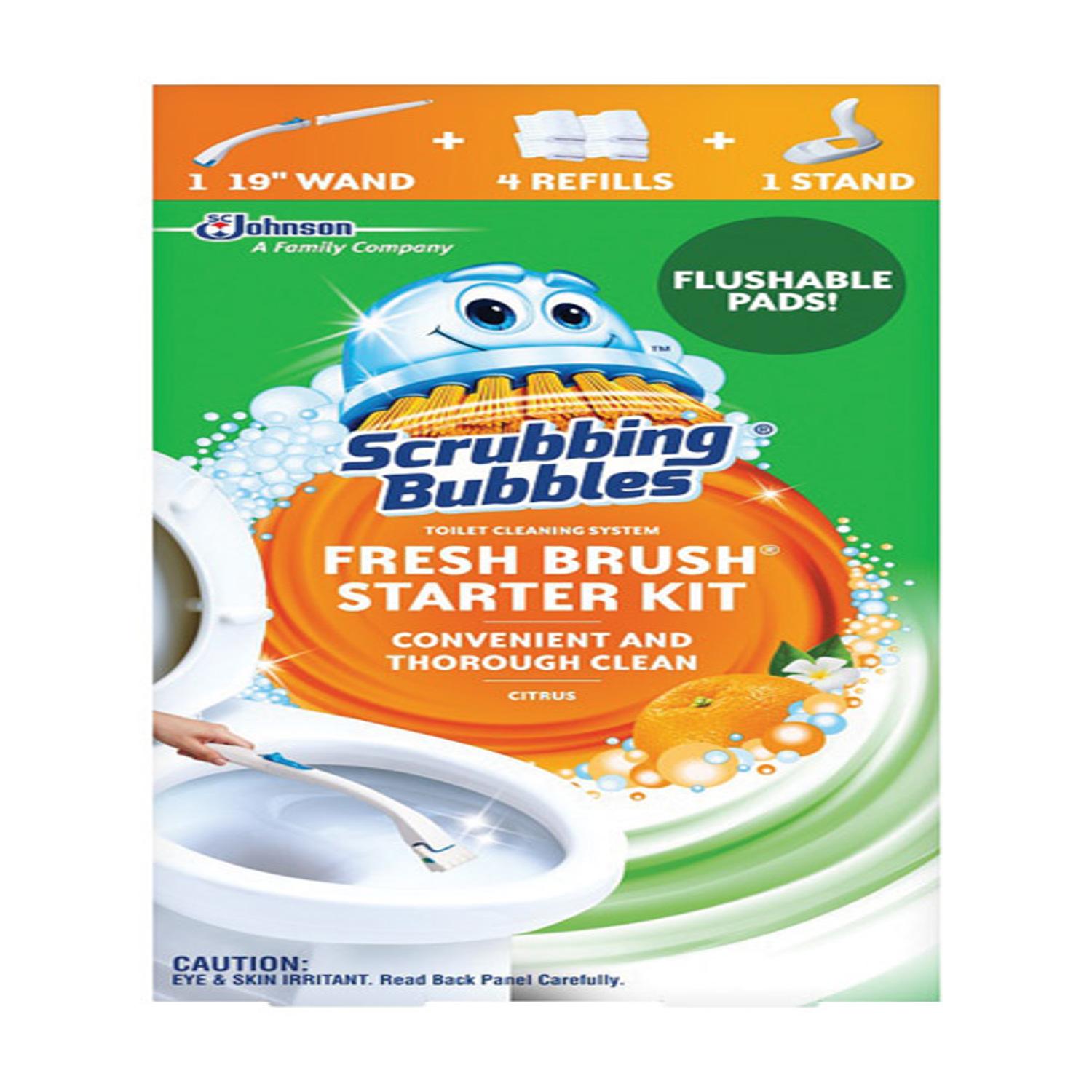 Scrubbing Bubbles Fresh Brush Disposable Toilet Scrubber Kit | Stine Home + Yard : The Family ...