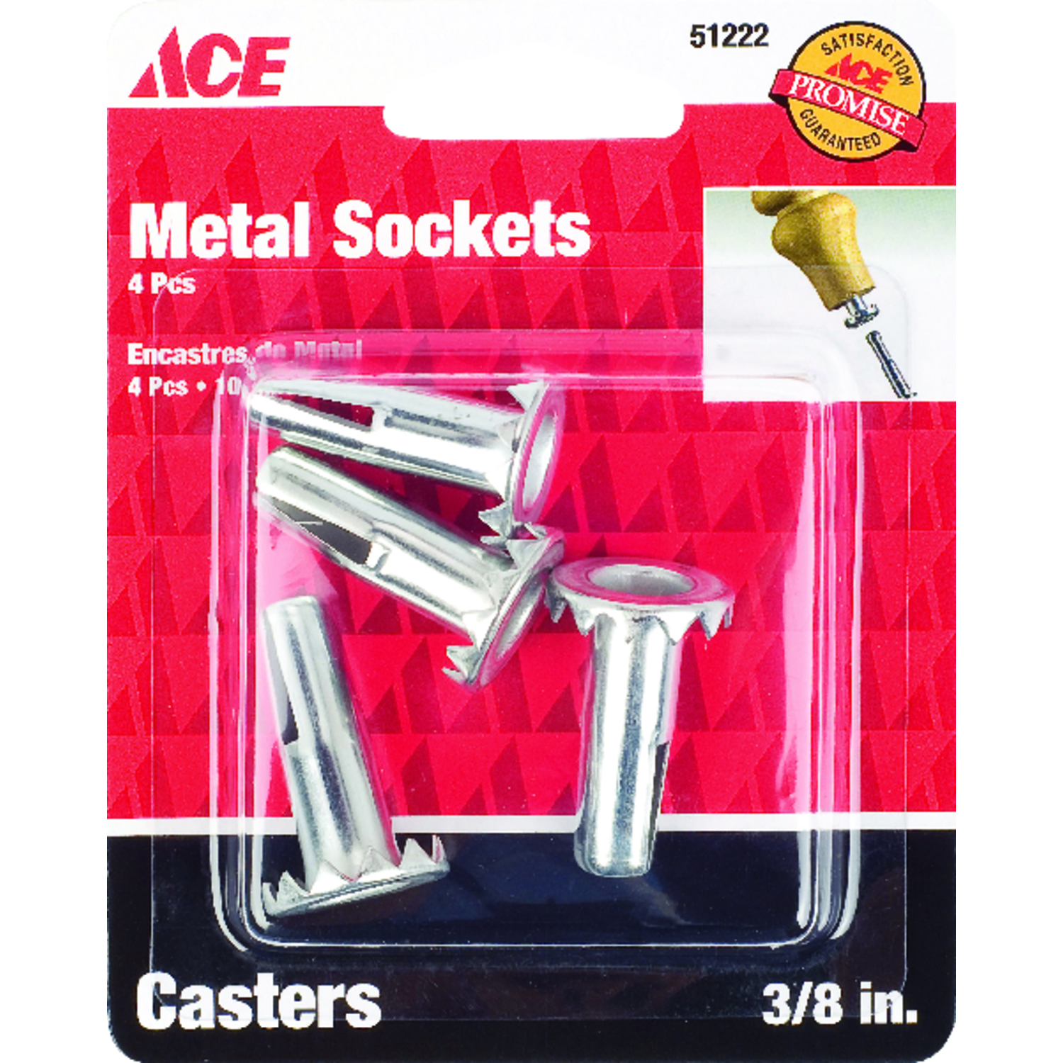 Ace Stamped Metal Caster Socket 1 pk | Stine Home + Yard : The Family ...