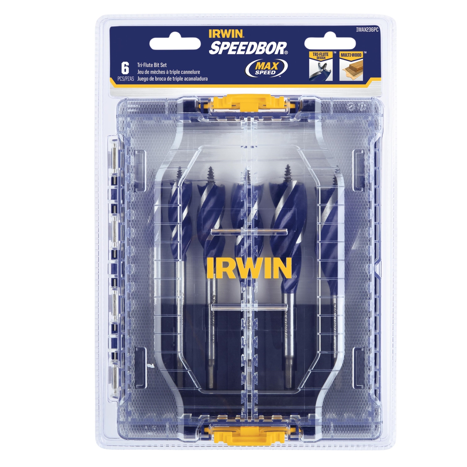Irwin Speedbor Carbon Steel Spade Bit Set 6 pc | Stine Home + Yard ...