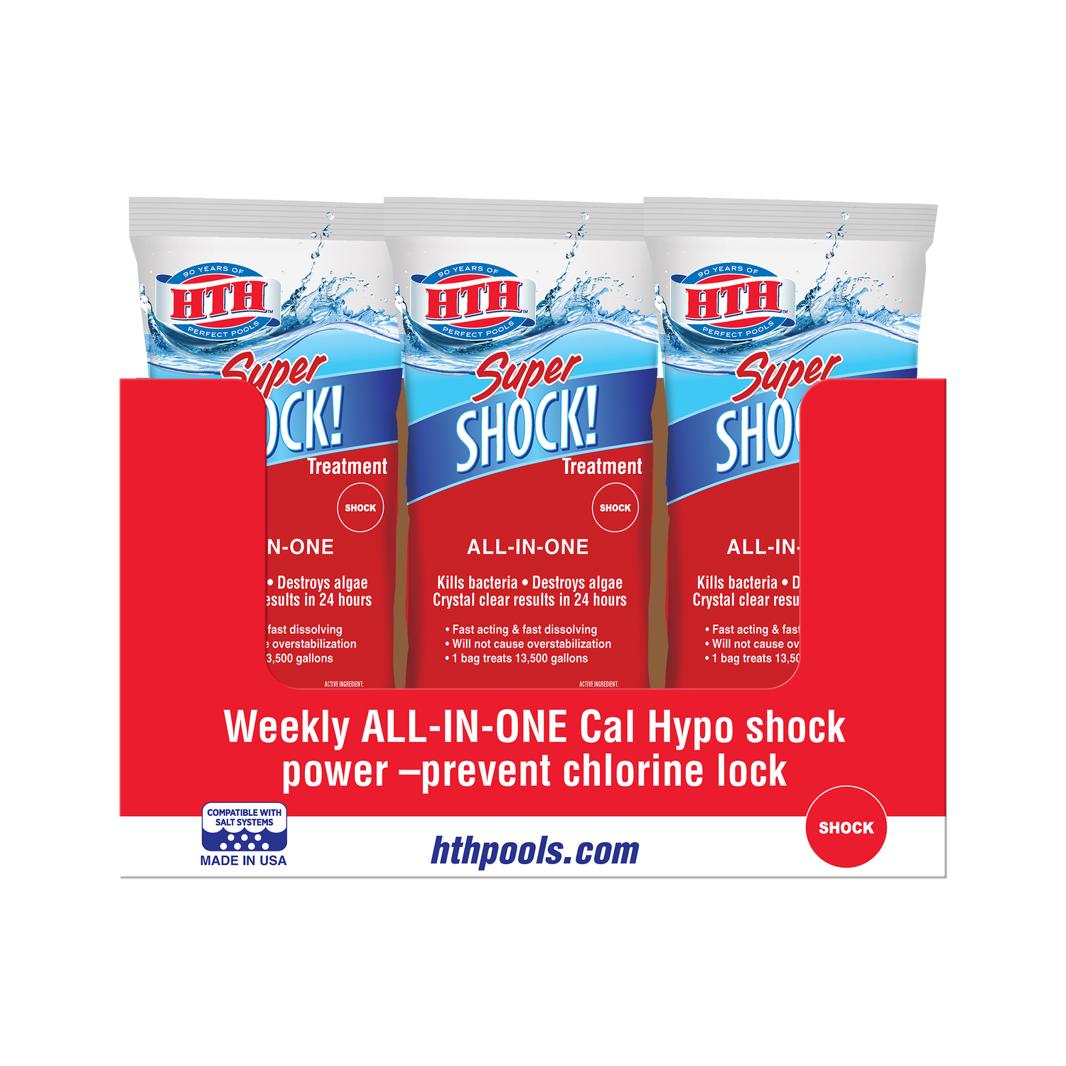 HTH Pool Care Granule Shock Treatment 1 lb | Stine Home + Yard : The ...