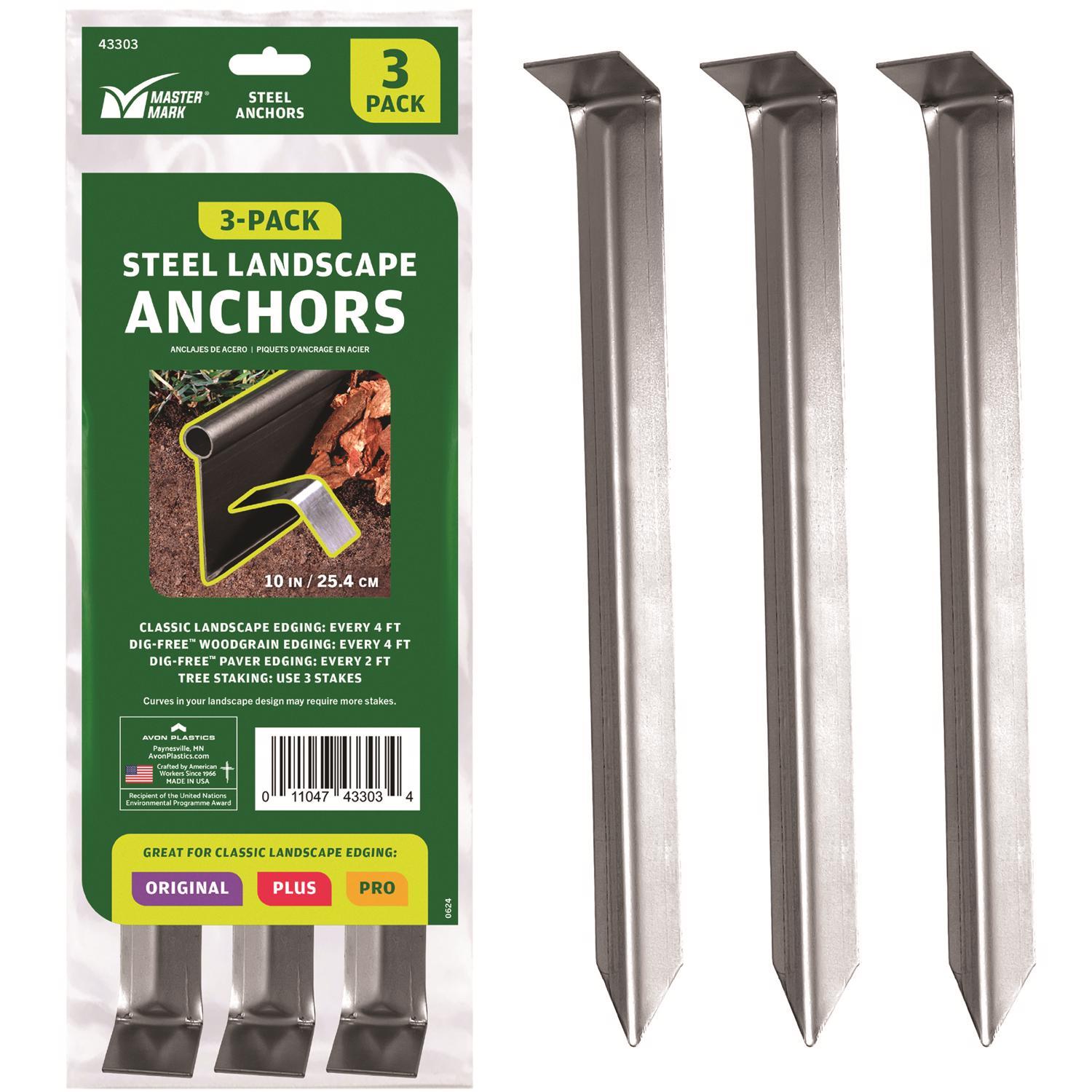 Master Mark 10 in. H Steel Silver Stake Kit | Stine Home + Yard : The ...