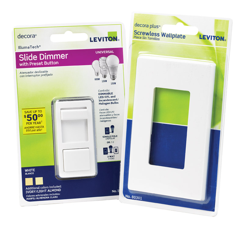Leviton IllumaTech White 600 W Slide Dimmer Switch 1 pk | Stine Home ...