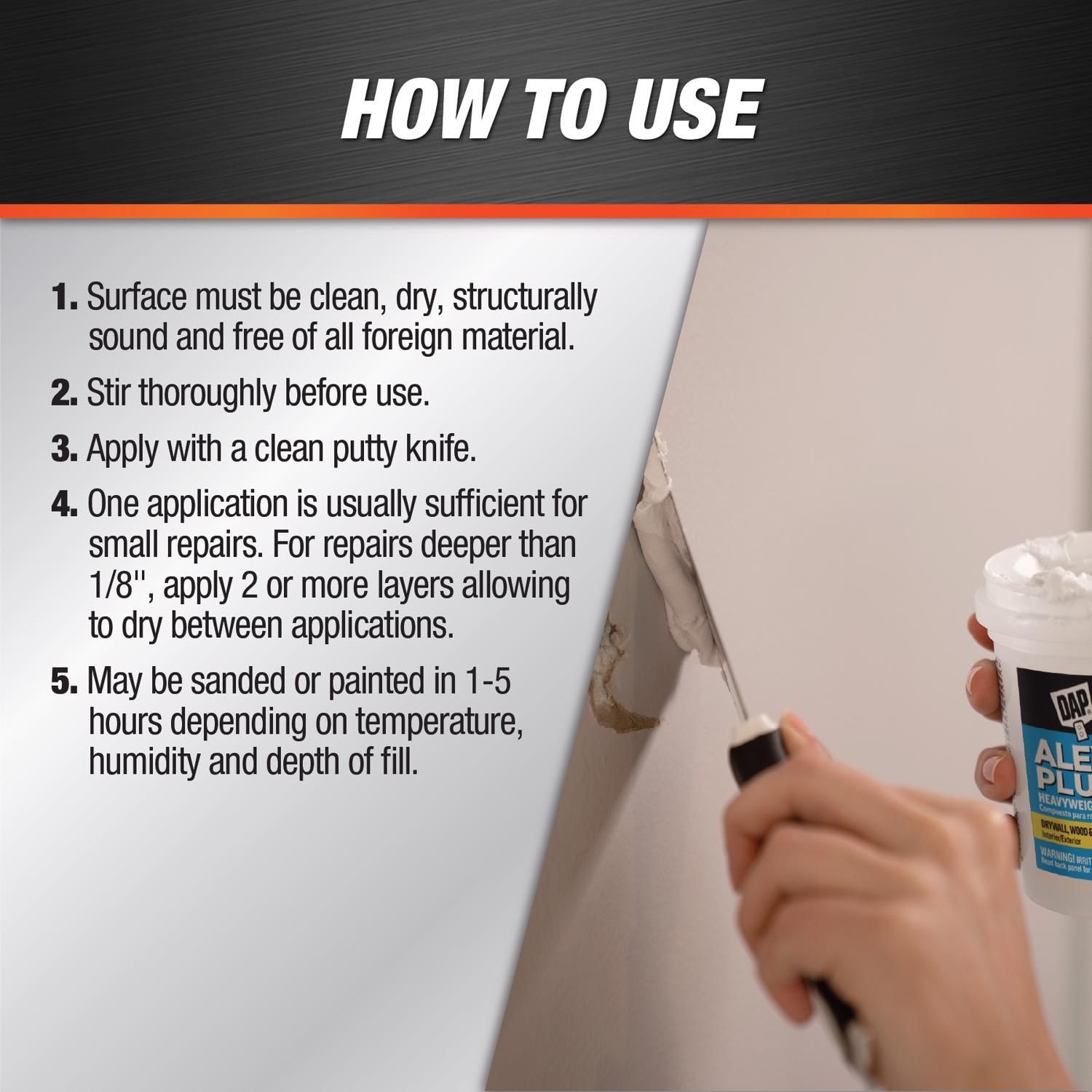DAP Alex Plus Ready to Use White Spackling Compound 1 pt | Stine Home ...
