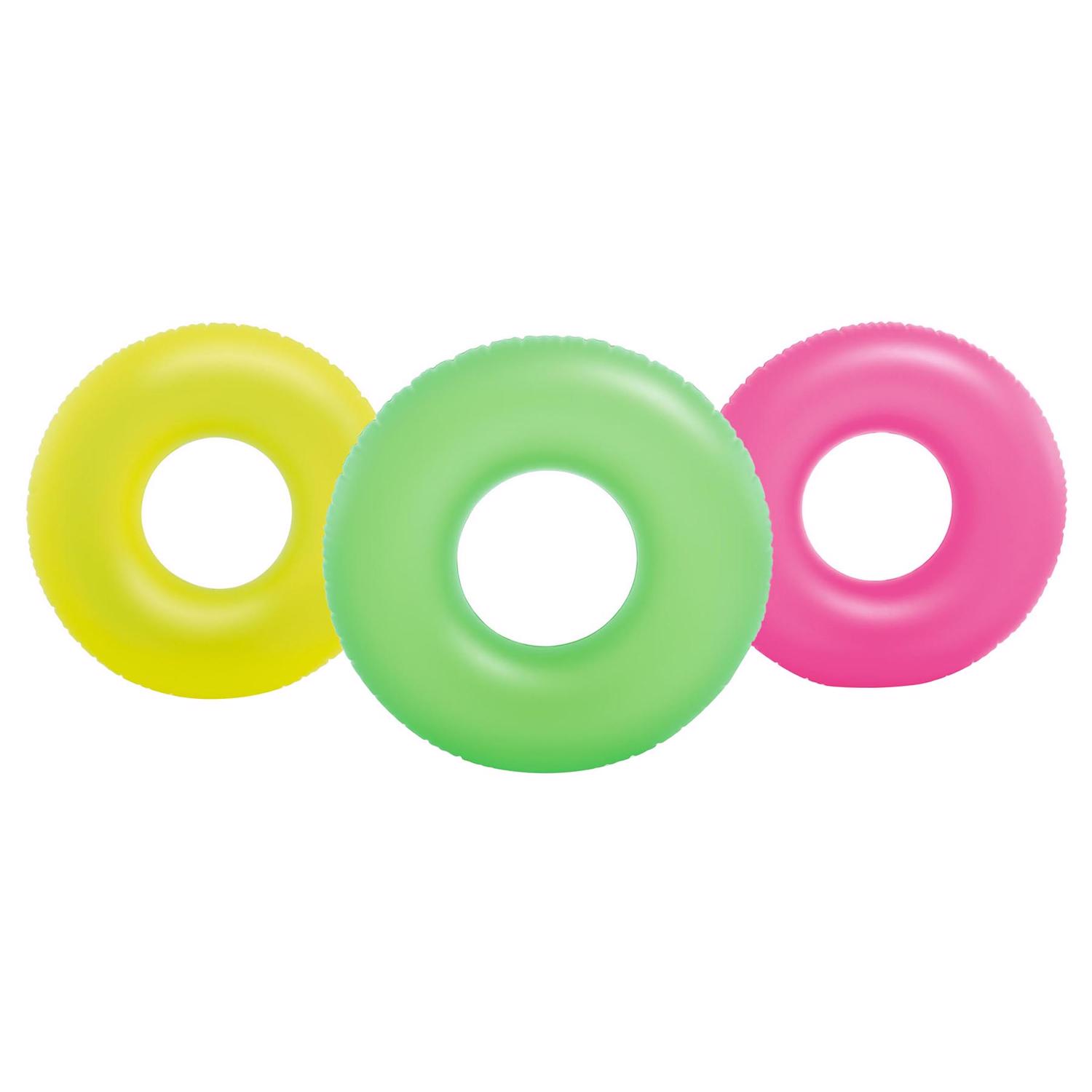 Intex Assorted Vinyl Inflatable Neon Frost Pool Float Tube | Stine Home + Yard : The Family You ...