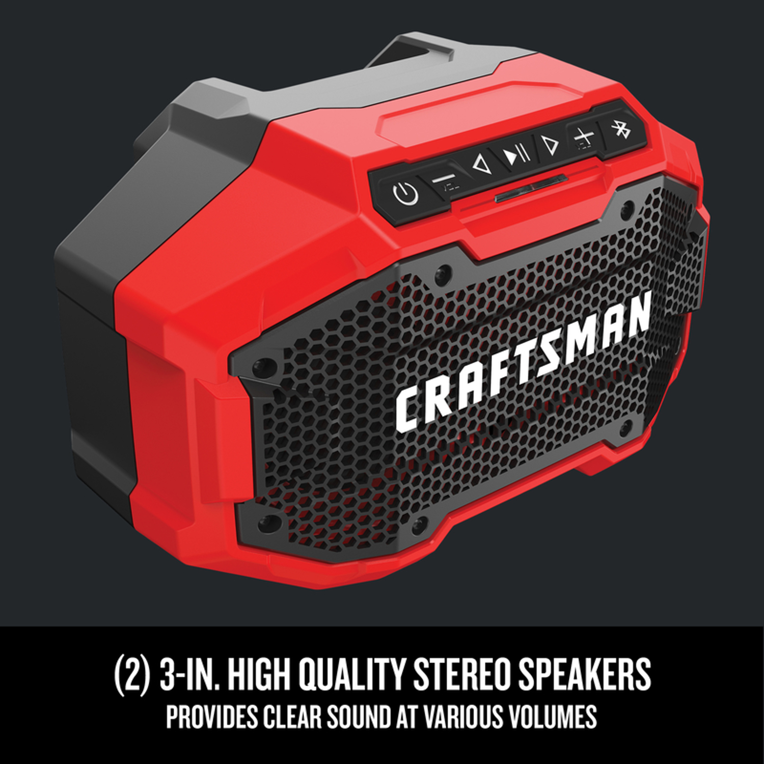 Craftsman V20 Wireless Bluetooth Jobsite Speaker | Stine Home + Yard ...