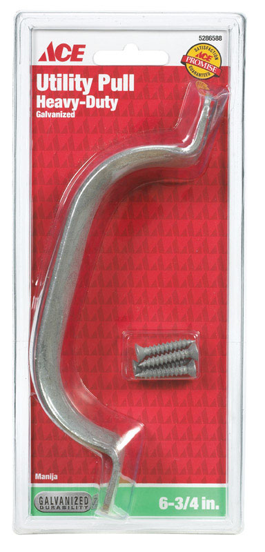 Ace 6.8 in. L Galvanized Silver Steel Heavy Duty Utility Pull | Stine ...