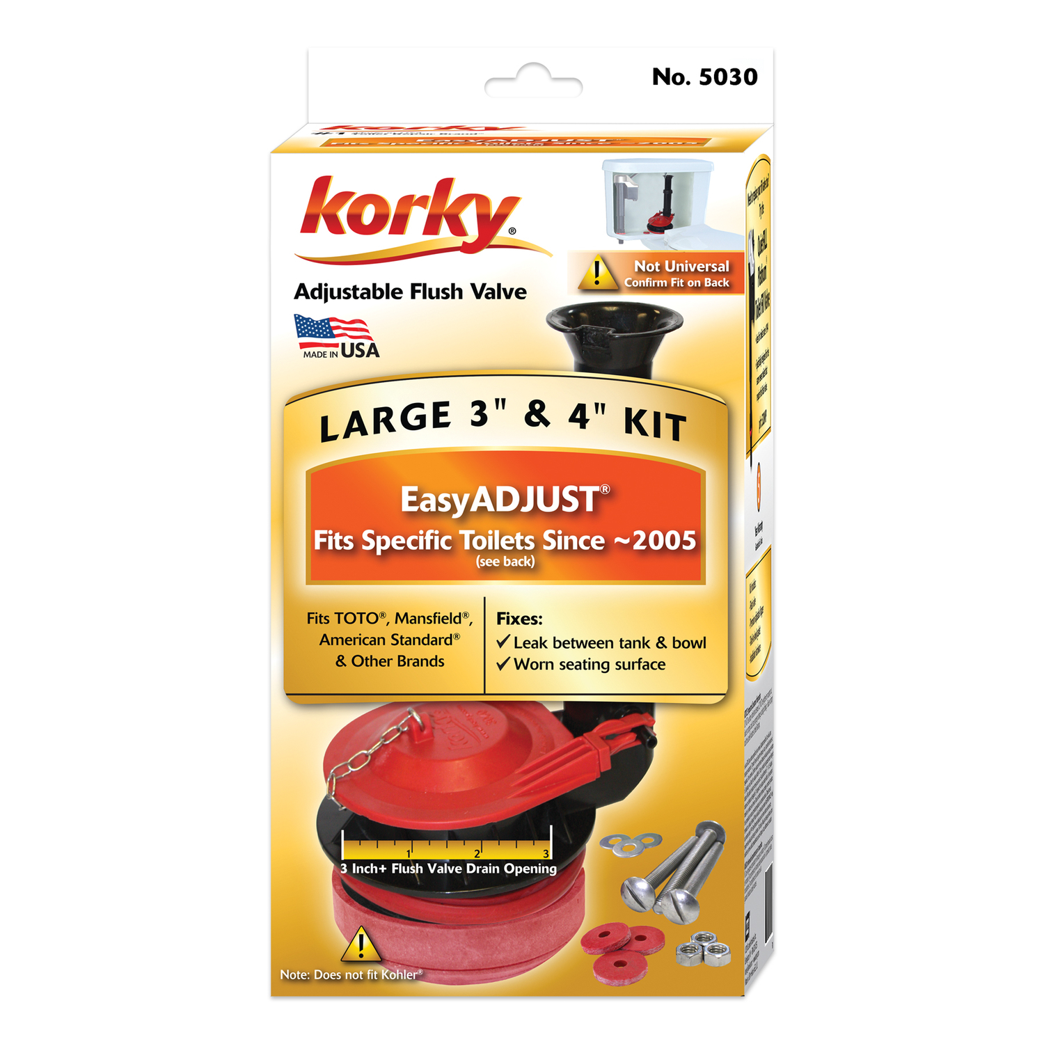 Korky Flush Valve Kit Red | Stine Home + Yard : The Family You Can ...