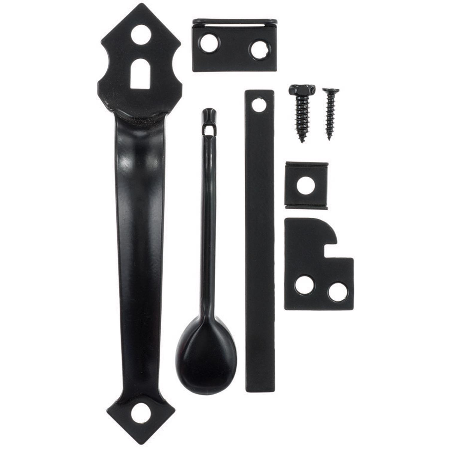 Ace 6.5 in. H X 2.38 in. W Steel Thumb Adjustable Inswing Gate Latch ...