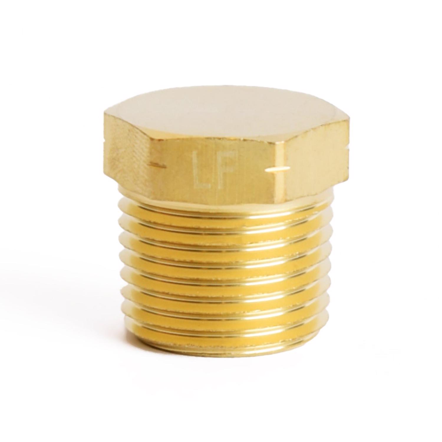ATC 1/2 in. MPT Brass Hex Head Plug | Stine Home + Yard : The Family ...
