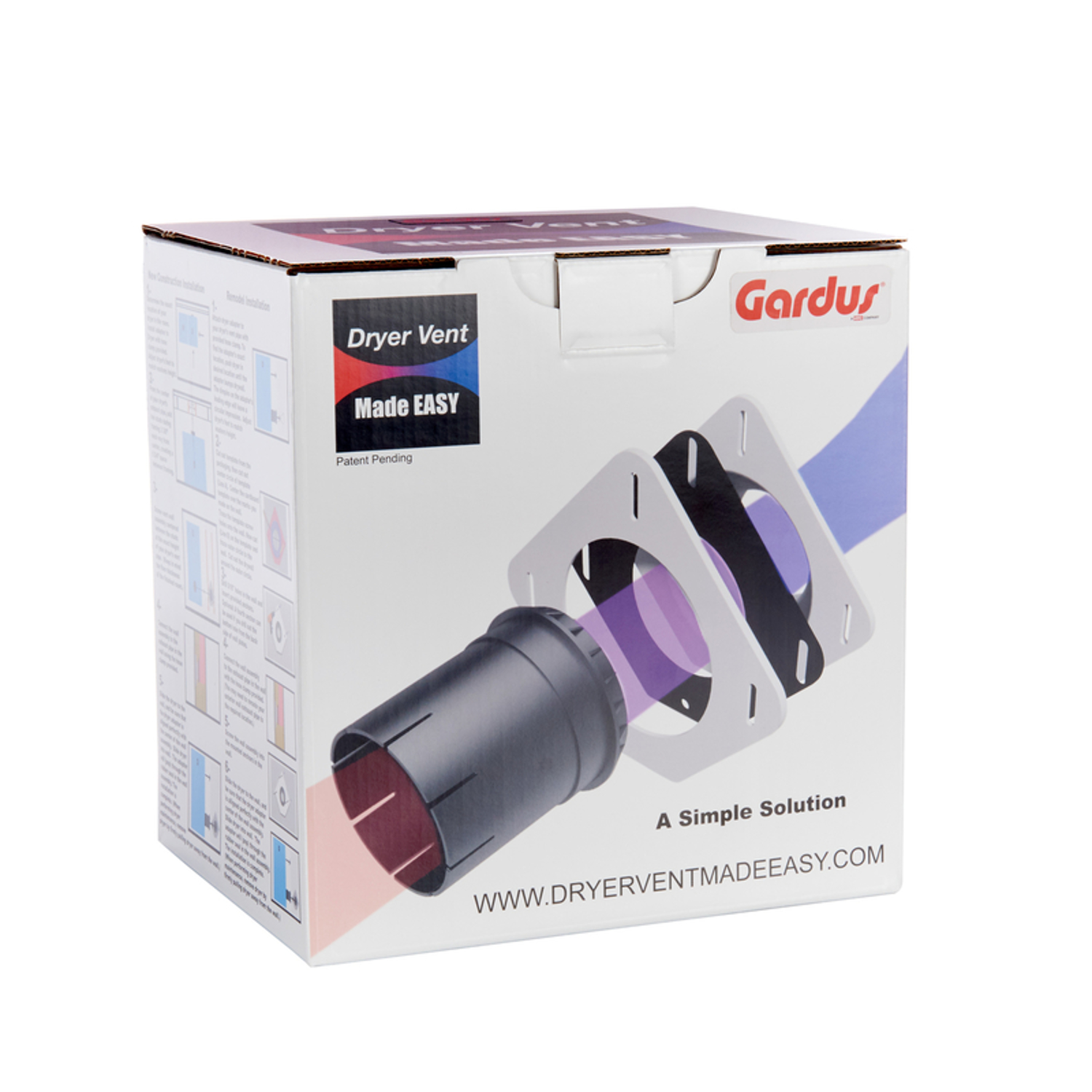 Gardus SnugDryer White Plastic Dryer Vent Kit | Stine Home + Yard : The ...